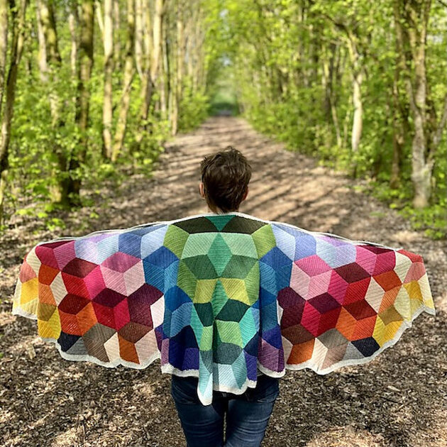 Tumbling Blocks Shawl | Scheepjes