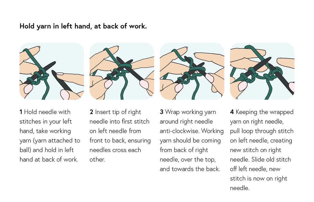 Knit stitch | Knitting | Tips & Techniques | Scheepjes