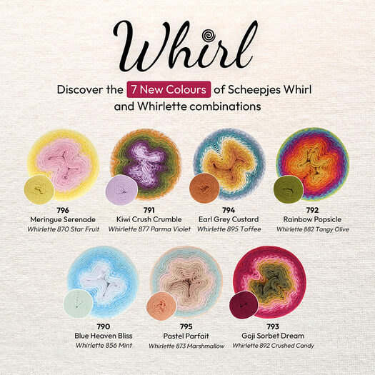 Whirl and Whirlette Combinations | Scheepjes